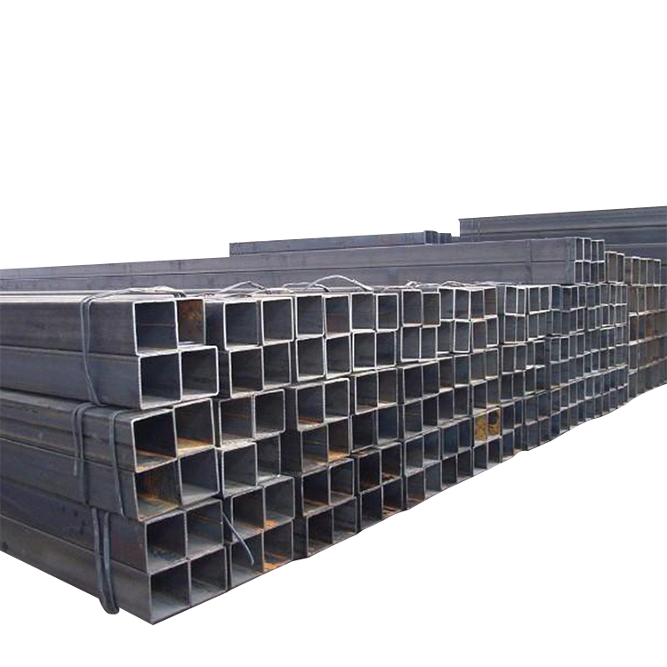 Promotion 40x40mm 6m length black iron square tube steel pipe for ...